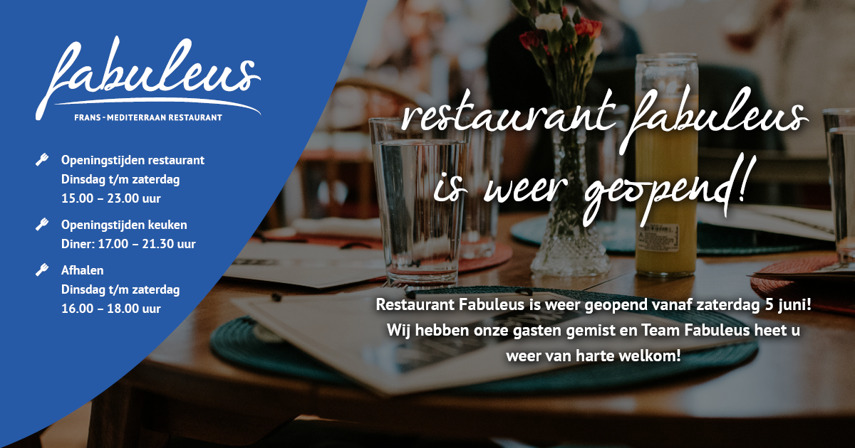 Verrassingsmenu's - Restaurant Fabuleus
